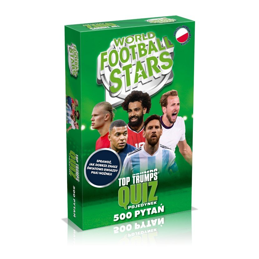 TOP TRUMPS Quiz World Football Stars, gra karciana, Winning Moves ...