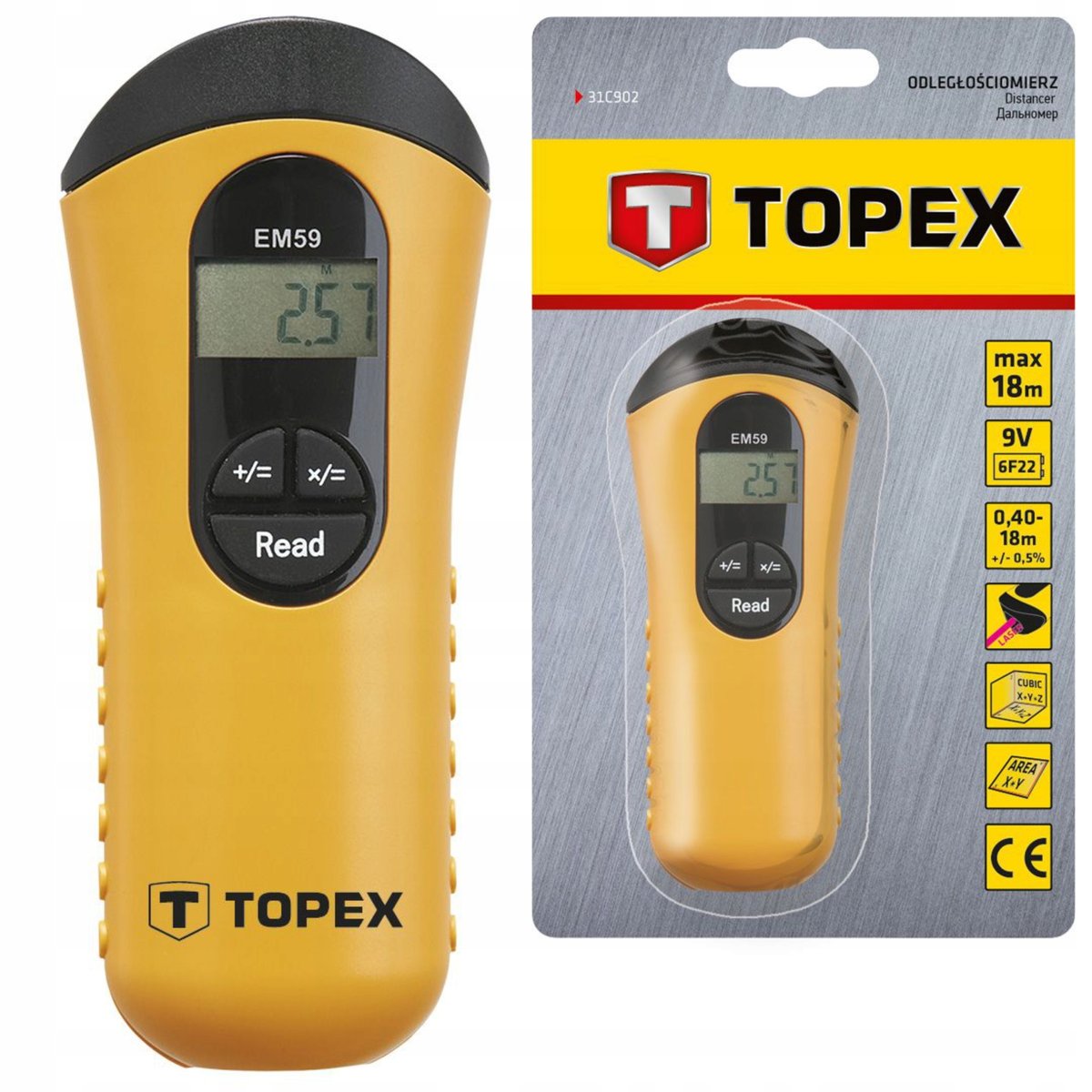 TOPEX, Odległościomierz ultradźwiękowy 0.4-18 m, 31C902 - Topex | Sklep ...