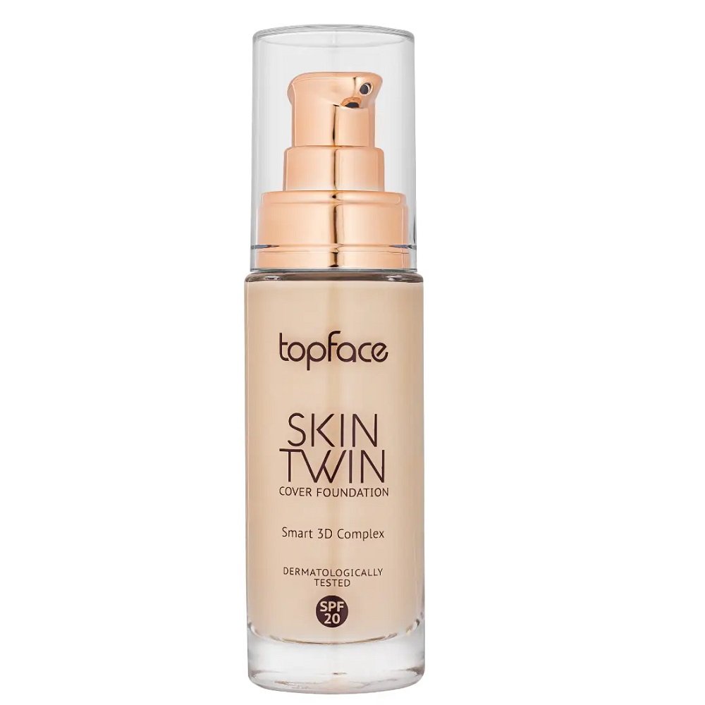 Topface Skin Twin Cover Foundation, kryjący podkład do twarzy 001, 30ml ...