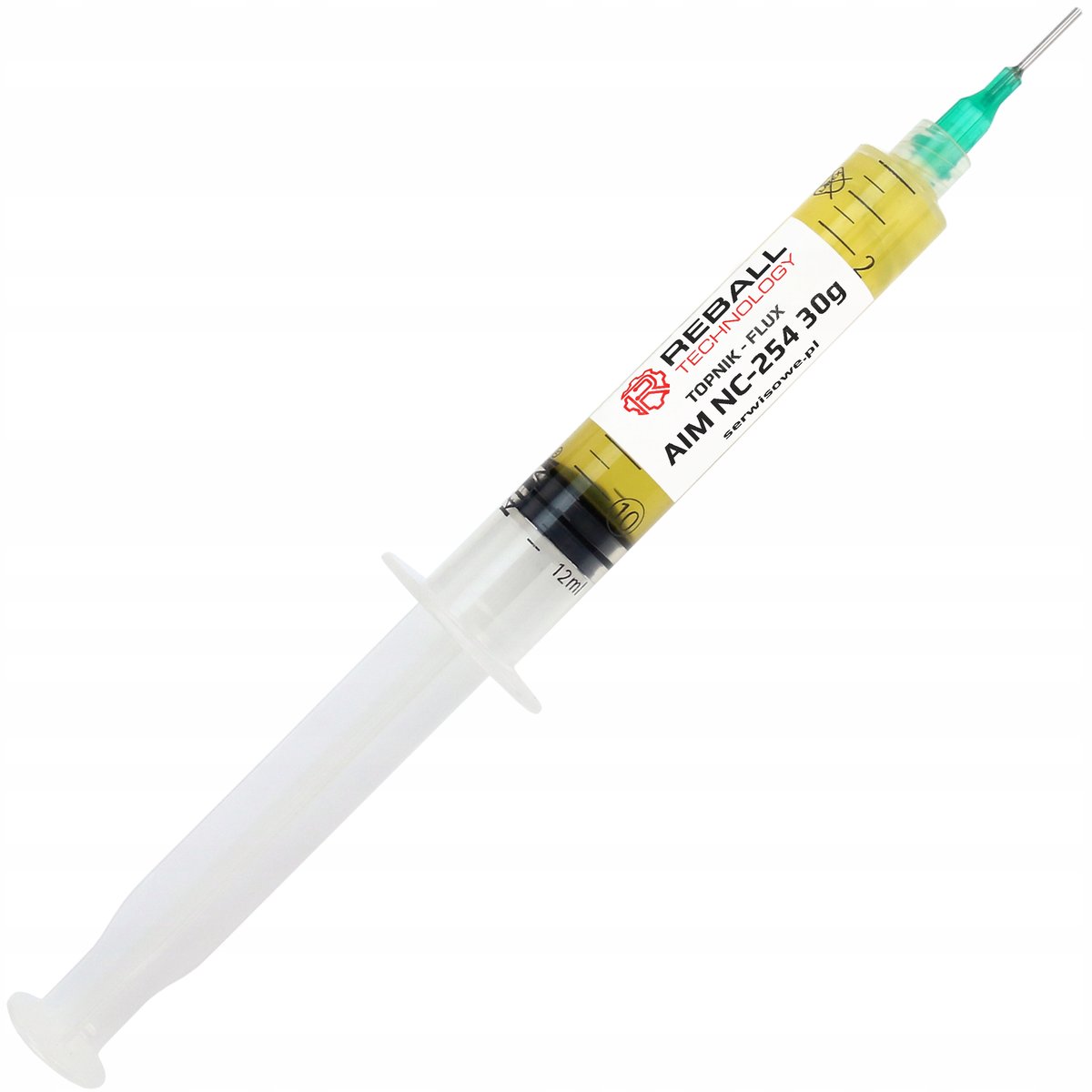 TOPNIK AIM NC254 30g NO-CLEAN FLUX PASTA LUTOWNICZA ŻEL DO LUTOWANIA ...