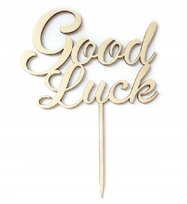 Topper Good Luck Życzenia Powodzenia napis na tort - Pamario ...