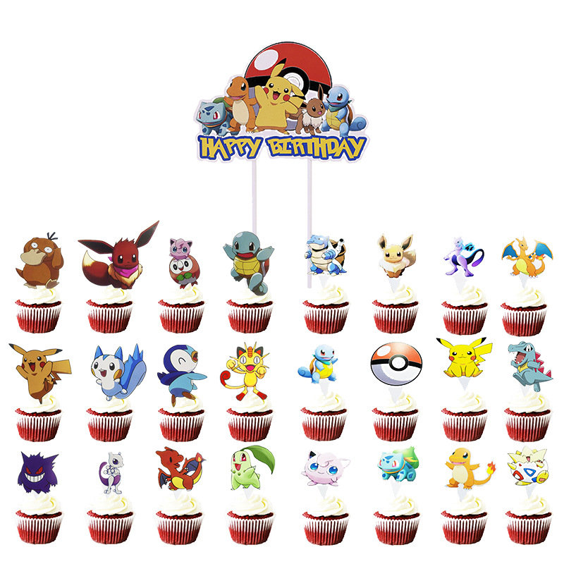 Toppery Pokémon na tort – idealne na urodziny! - Inna marka | Przyjęcia ...