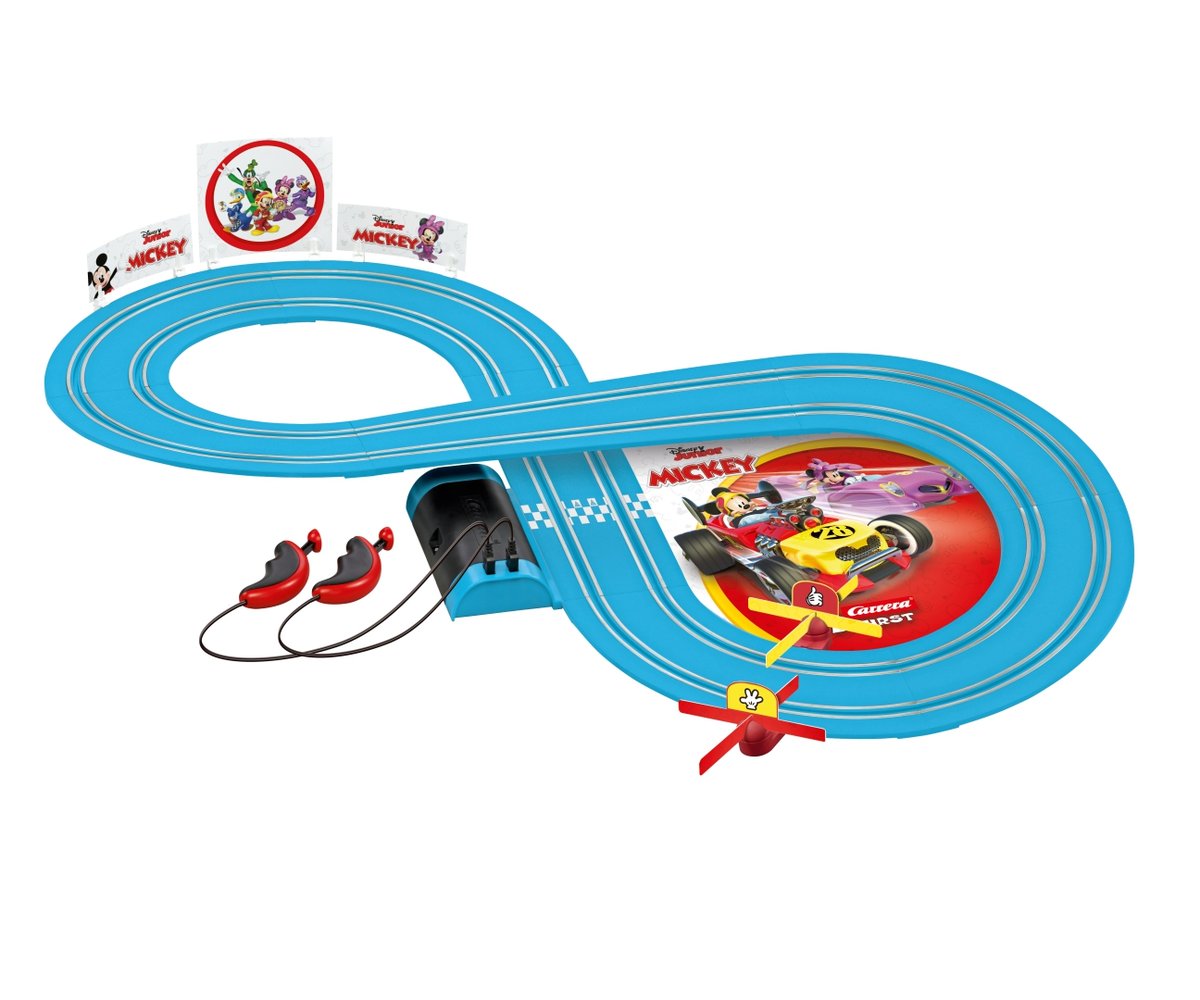 Tor wyścigowy CARRERA First 63046 - Mickey Mouse 2,4 m dla dzieci od 3 ...