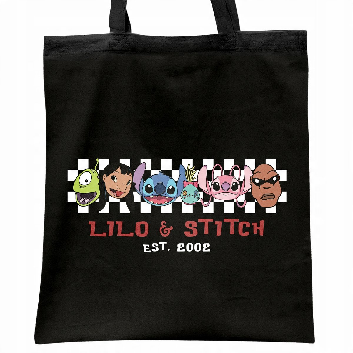 Torba bawełniana czarna na zakupy Stitch Lilo i Stich Dla Fanów - Bullz | Moda Sklep EMPIK.COM