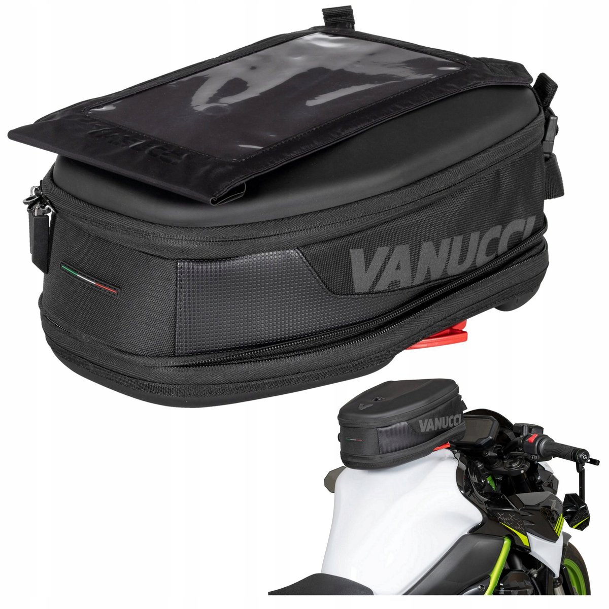 Torba Motocyklowa Na Bak Tank Bag (Tankbag) Tanklock Vanucci 5-8L ...
