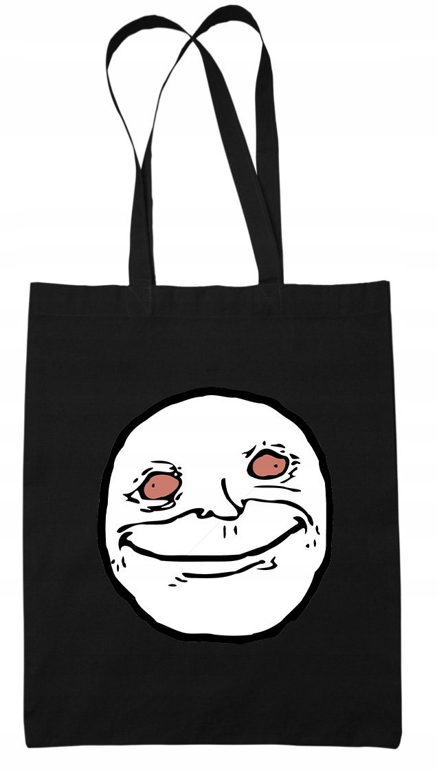 Torba Na Ramię EKO bawełniana Trollface Mem Meme - Atram | Moda Sklep ...