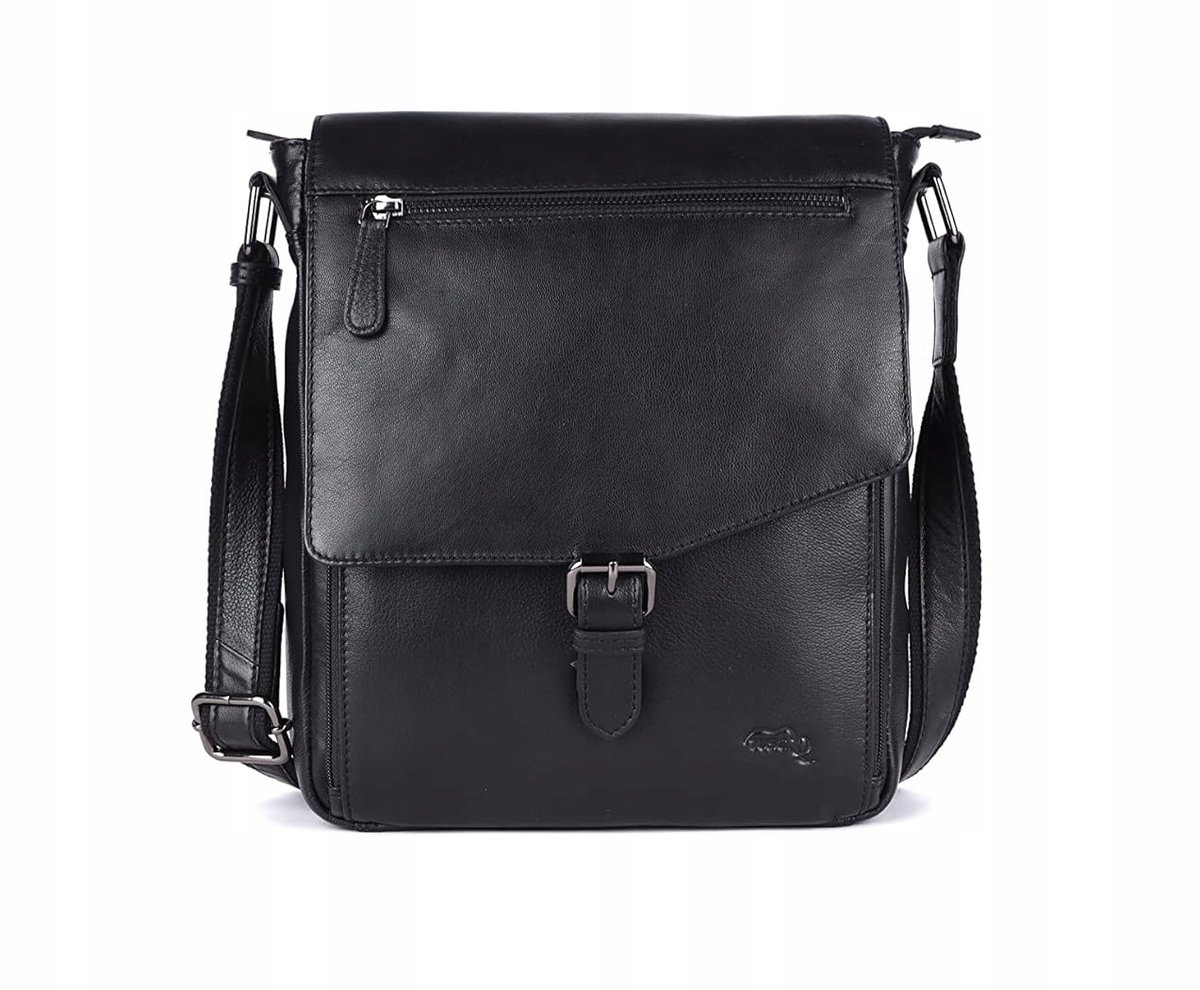 TORBA NA TABLET 10,5" SKÓRA męska skórzana na ramię listonoszka ...