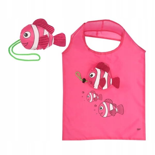 Torba Na Zakupy Składana 38X58Cm_Pink Fish - Inna marka | Moda Sklep ...