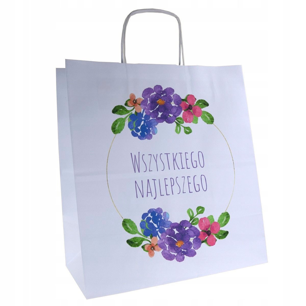 torba papierowa 30x17x34 cm na urodziny imieniny Torebka prezentowa - inna (Inny) | Sklep EMPIK.COM