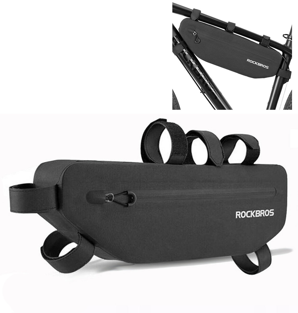 Torba Rocbkros na Ramę, Sakwa Rowerowa, na Rower, Wodoodporna, Kufer - Rockbros | Sport Sklep ...