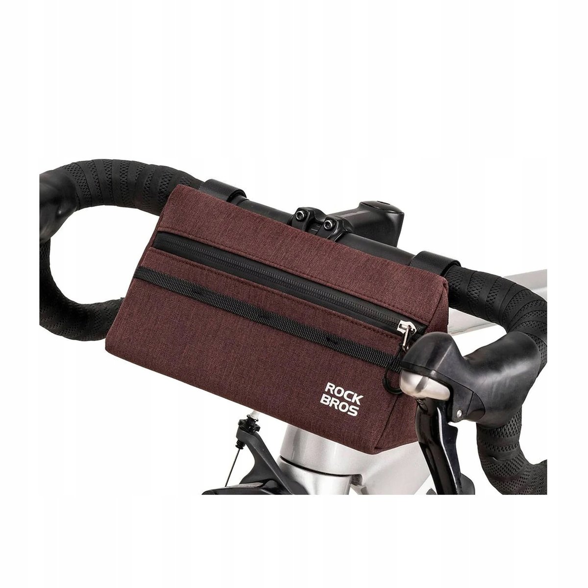 Torba rowerowa na kierownicę 1,3 L ROCKBROS Brązowa - Rockbros | Sport Sklep EMPIK.COM