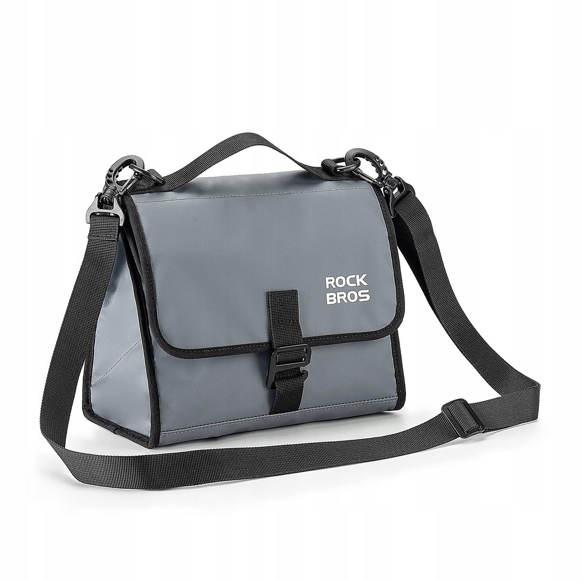 Torba rowerowa na kierownicę z paskiem 4-7 L ROCKBROS Szara - Rockbros | Sport Sklep EMPIK.COM