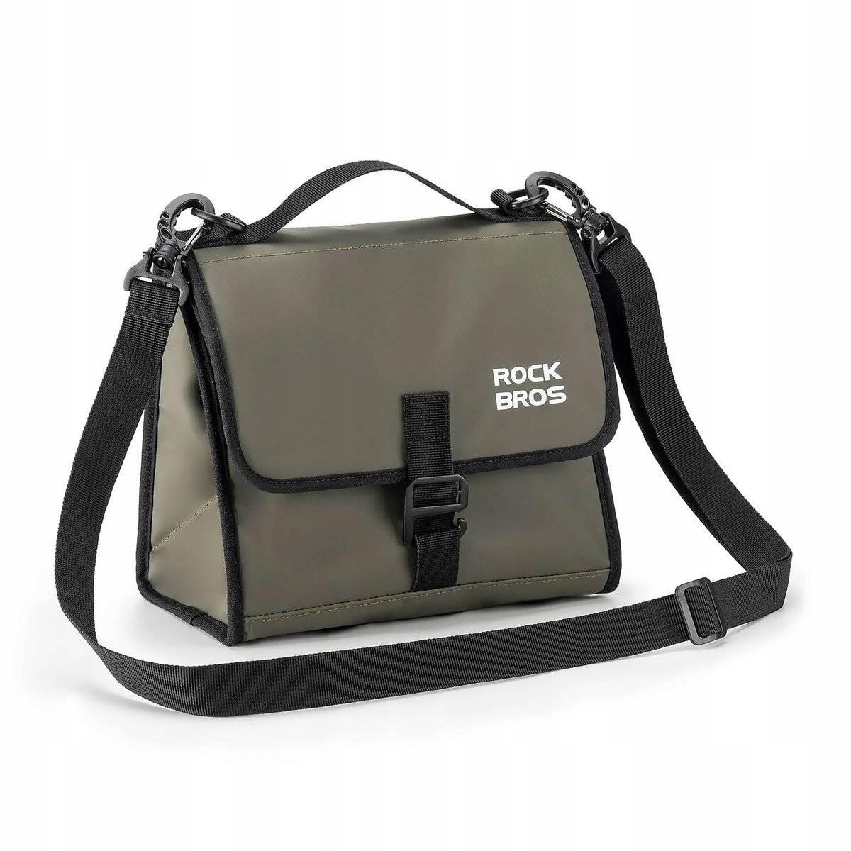 Torba rowerowa na kierownicę z paskiem 4-7 L ROCKBROS Zielona - Rockbros | Sport Sklep EMPIK.COM