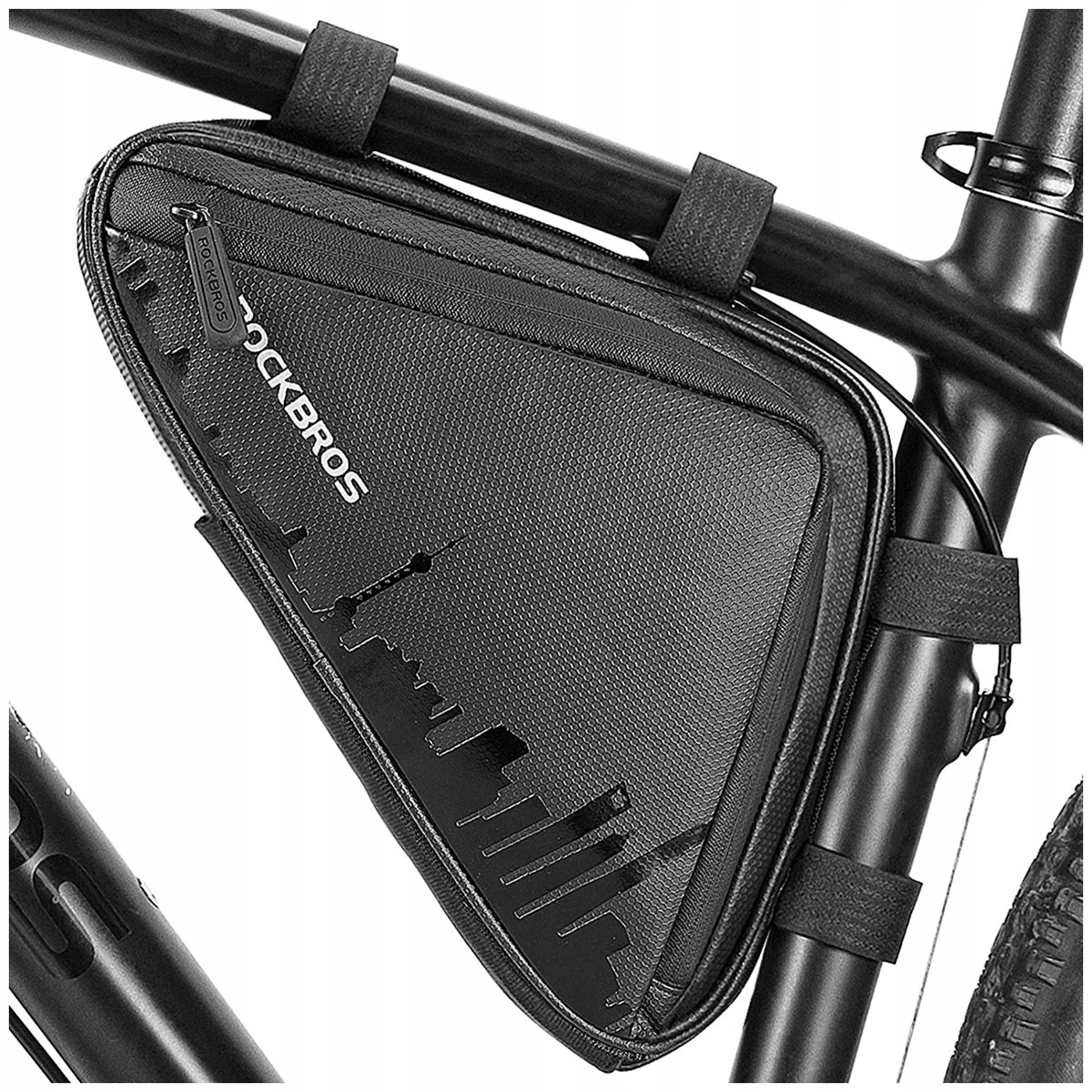 Torba rowerowa na ramę, sakwa na rower, wodoodporny kufer na rzep, Rockbros - Inna marka | Sport ...