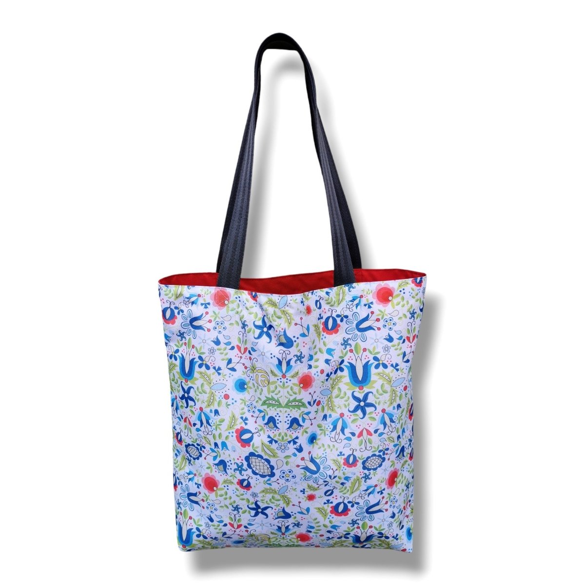 Torba shopper folk duża torba na zakupy torba na ramię kaszubska ...