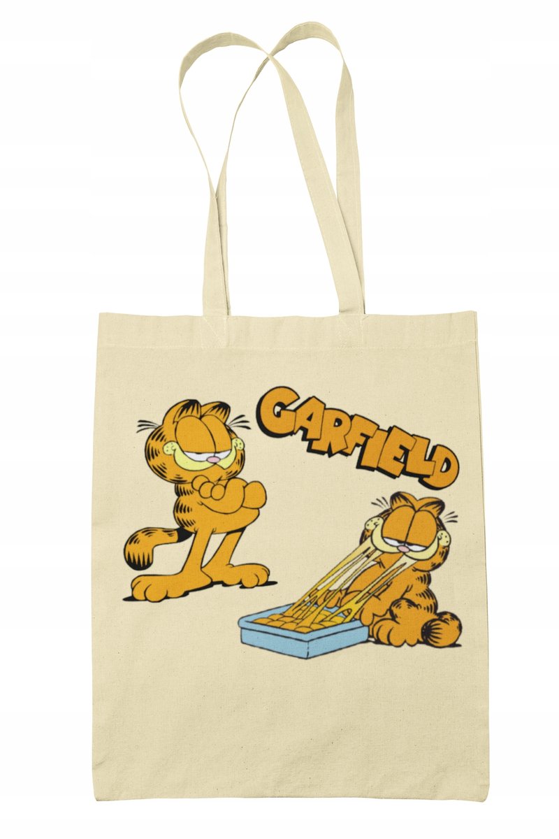 Torba Shopper-Materiałow-Na Ramie-Garfield-Prezent - Inna marka | Moda ...
