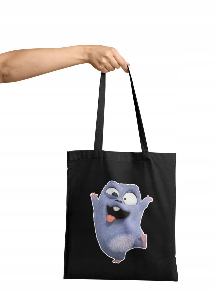 TORBA SHOPPER MATERIAŁOWA NA RAMIĘ PREZENT DLA FANKI LRMMINGÓW LEMINGI ...