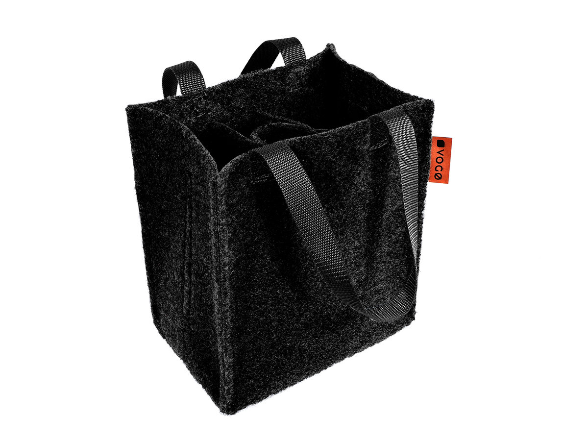 Torba Vogo Na 6 Butelek Piwo Woda Welur Premium Czarna - VOGO | Moda Sklep EMPIK.COM