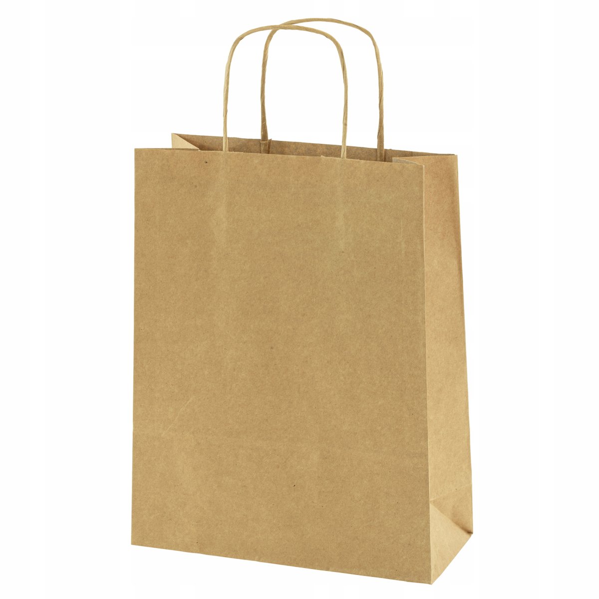 TORBY PAPIEROWE 24x10x32 cm SZARE Zestaw 10 szt. TORBY ZAKUPOWE ...