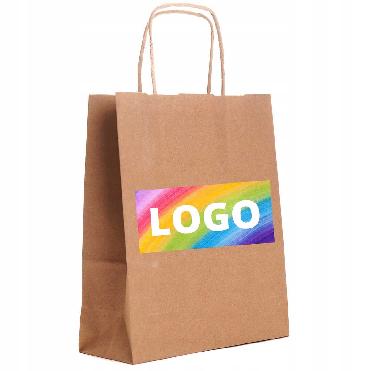 TORBY papierowe z nadrukiem FULL COLOR torba TOREBKI REKLAMOWE 18x8x22 ...