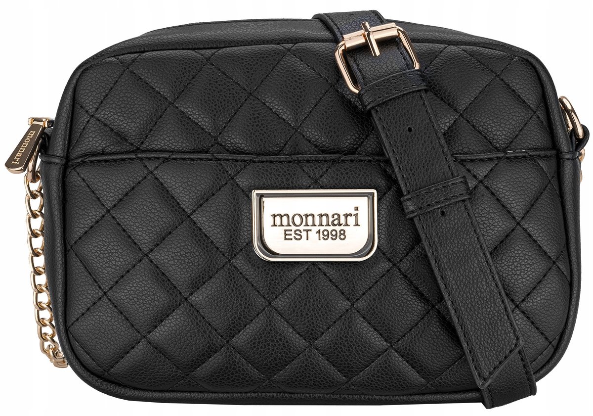 Torebka Czarna Listonoszka Monnari Chanelka - MONNARI | Moda Sklep EMPIK.COM