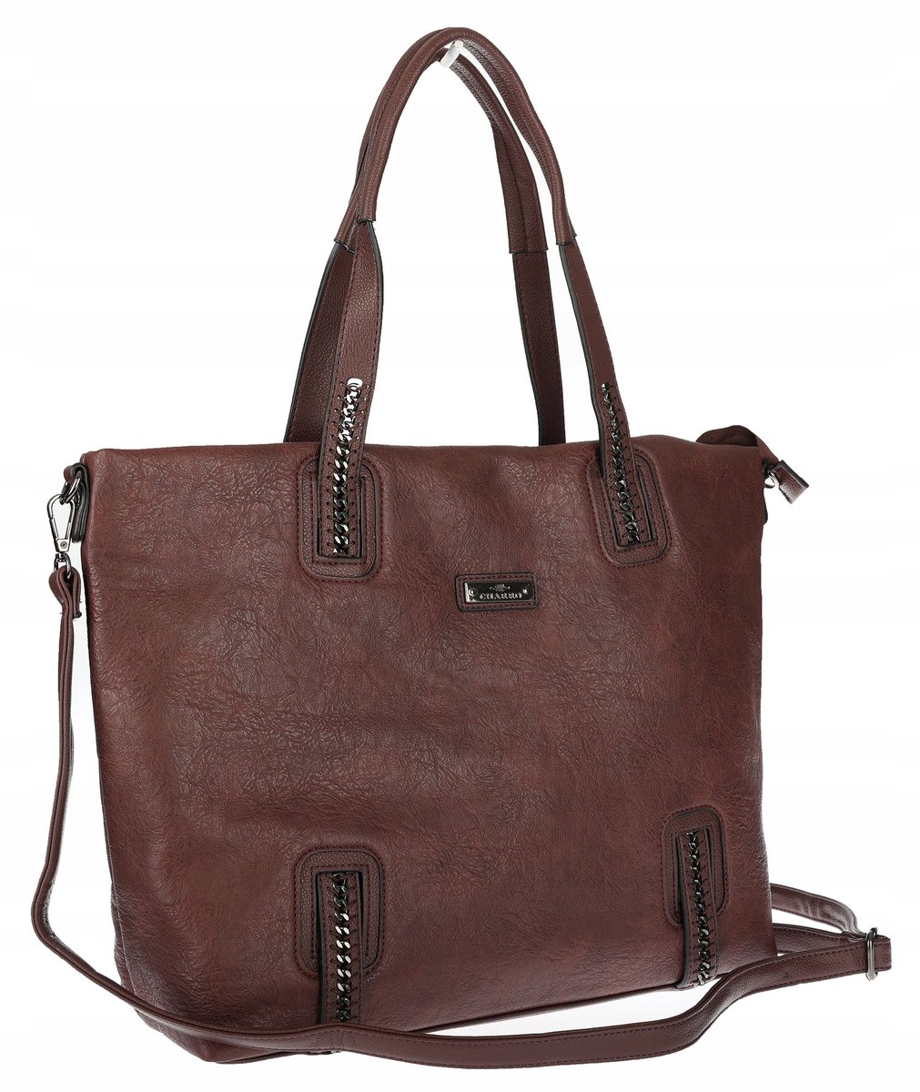 Torebka damska shopper A4 elegancka torba duża do pracy CH6687 ...