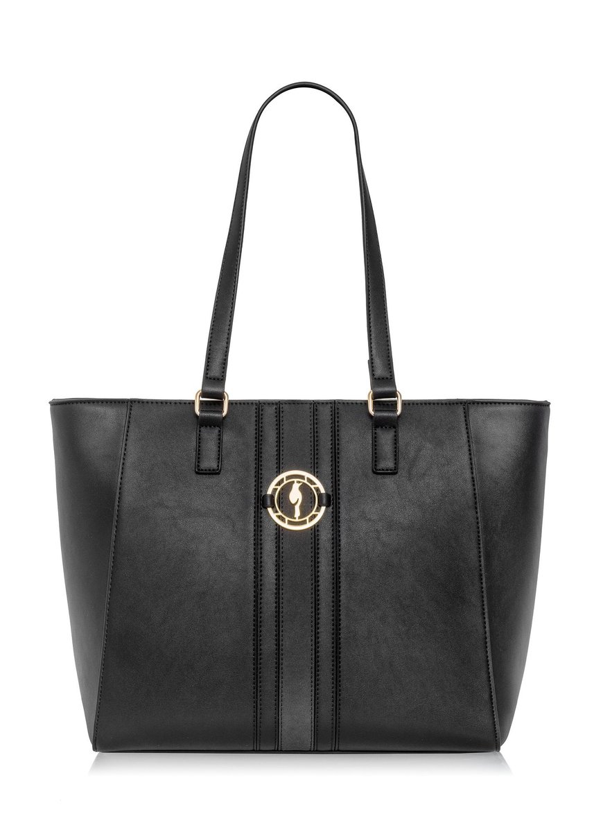 Torebka damska z lampasami i logo TOREC-0835-15 - OCHNIK | Moda Sklep ...