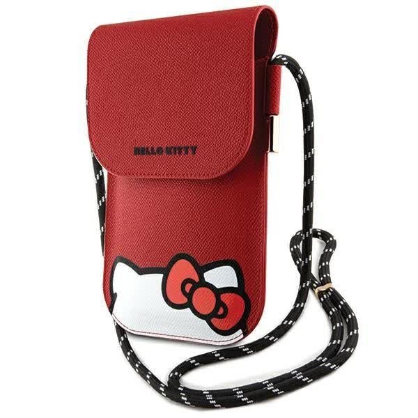 Torebka Hello Kitty Leather Hiding Kitty Cord - czerwona - Hello Kitty ...