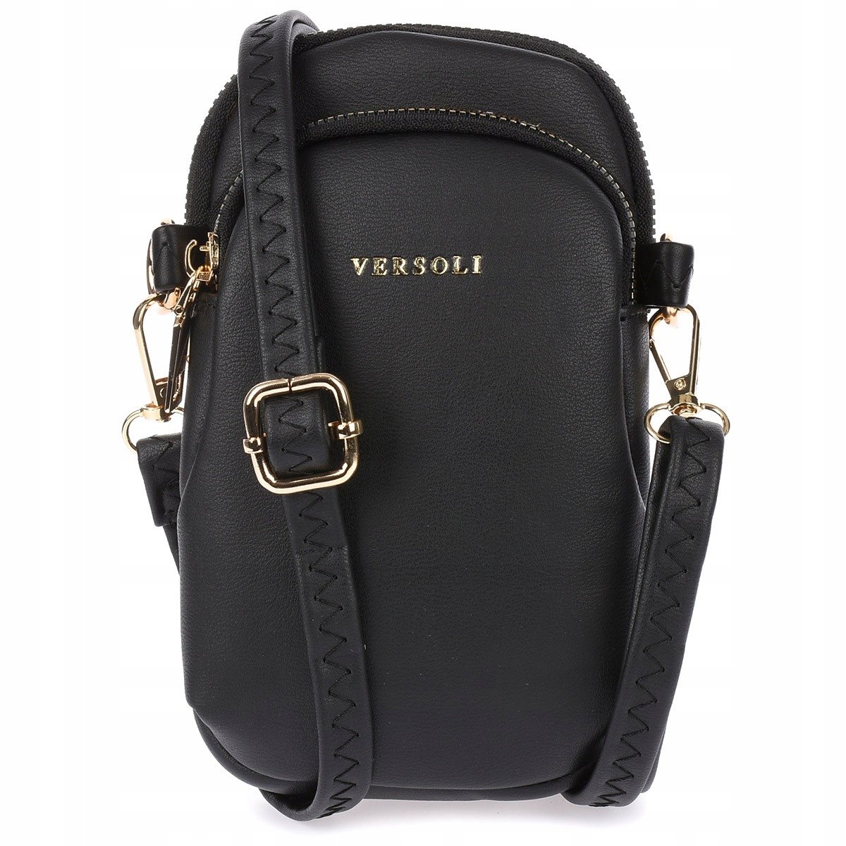 TOREBKA KOPERTÓWKA ETUI NA TELEFON PORTFEL MINI LISTONOSZKA CZARNA ...