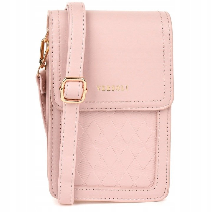 TOREBKA KOPERTÓWKA ETUI NA TELEFON PORTFEL MINI LISTONOSZKA RÓŻOWY ...