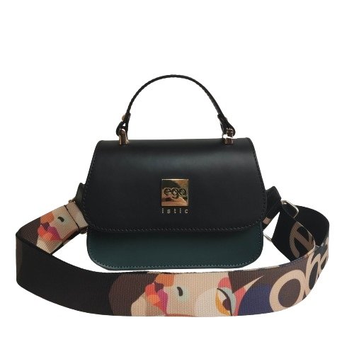 Torebka Listonoszka Ego Skóra Naturalna Zielona Granatowa Czarna Z Klapą - Inna marka | Moda ...