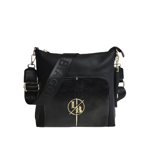 Torebka Listonoszka Laura Biaggi Czarna Klasyczna Nowa Kolekcja - Inna marka | Moda Sklep EMPIK.COM