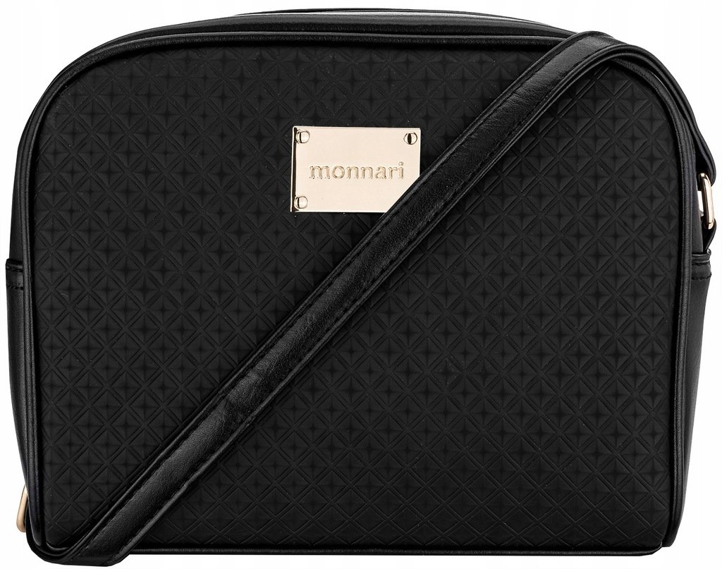 TOREBKA LISTONOSZKA MONNARI CZARNA CHANELKA REGULOWANY PASEK - Inna marka | Moda Sklep EMPIK.COM