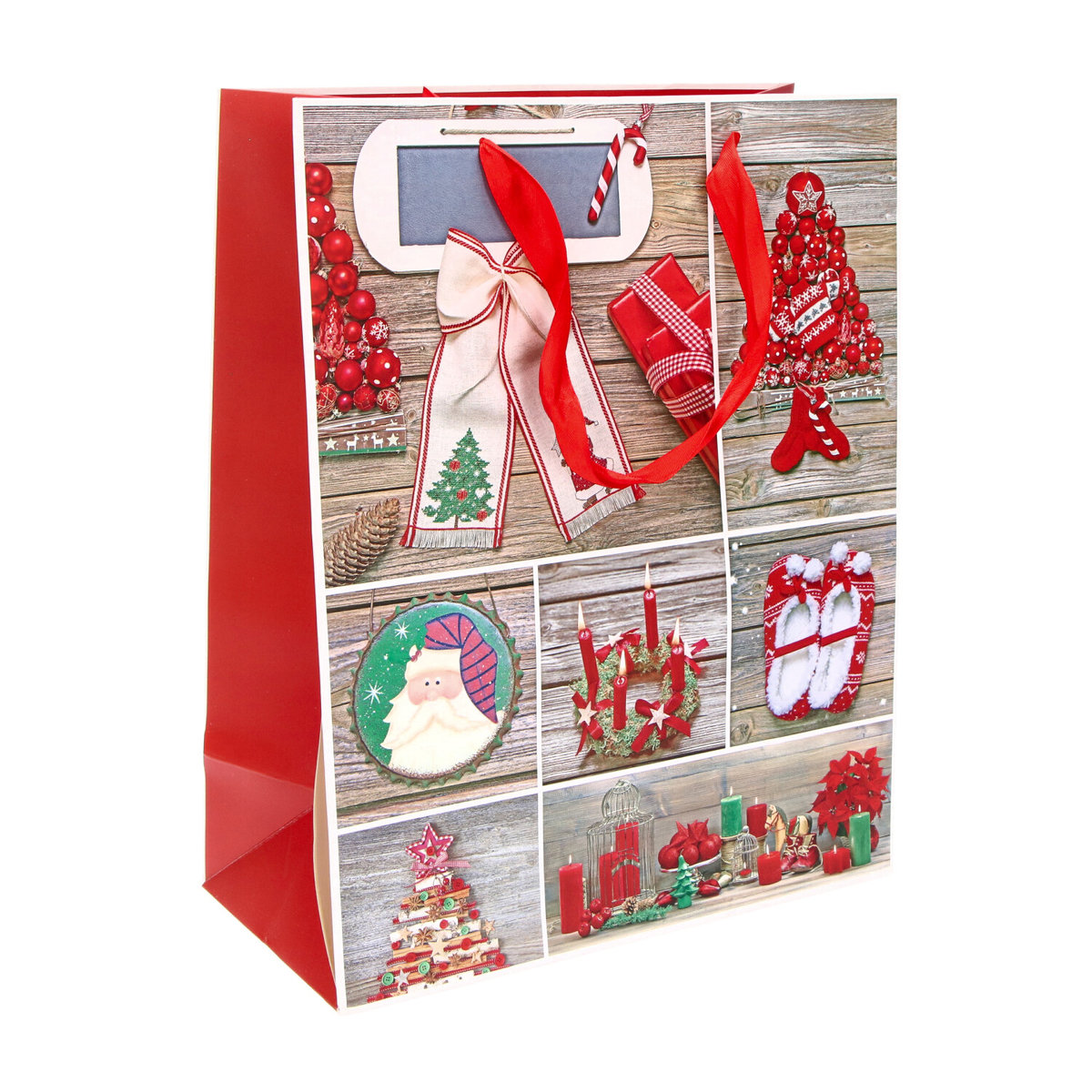 Torebka na PREZENTY GWIAZDKA BOŻE NARODZENIE ozdobna formatu A4 - W&K | Przyjęcia i okazje w ...