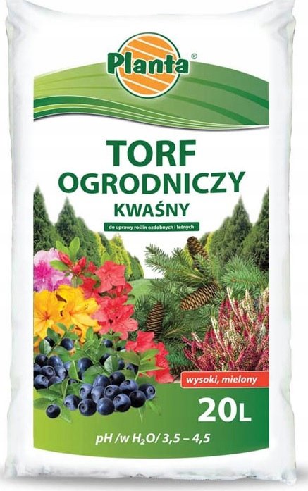 Torf kwaśny ogrodniczy pod borówkę 20 l - Planta | Sklep EMPIK.COM