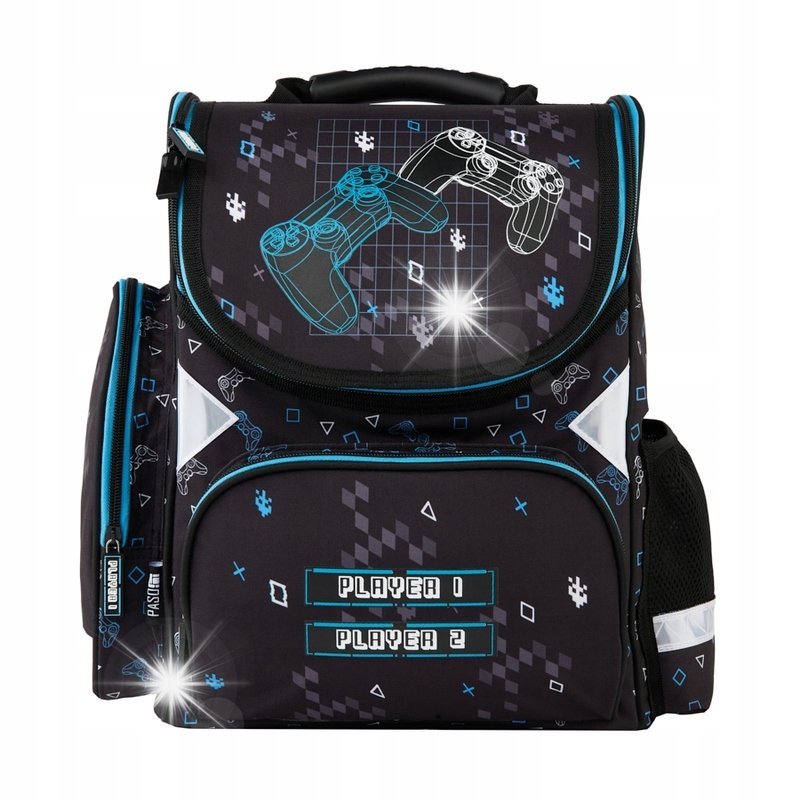 TORNISTER PLECAK SZKOLNY DO 1 KLASY DLA CHŁOPCA GRACZA GAME GRA PIKSELE ...