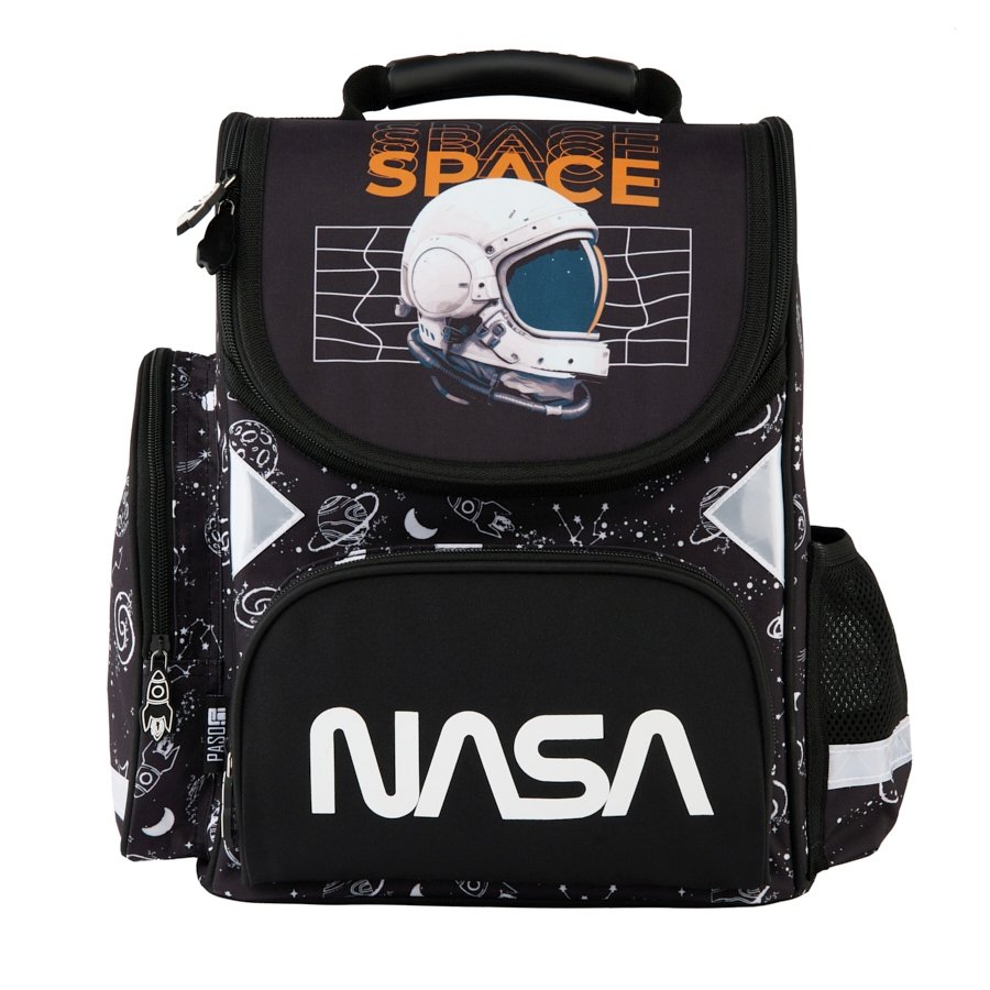 Tornister szkolny dla chłopca, Nasa, czarny, Paso Pp24Sc-525 - Paso ...