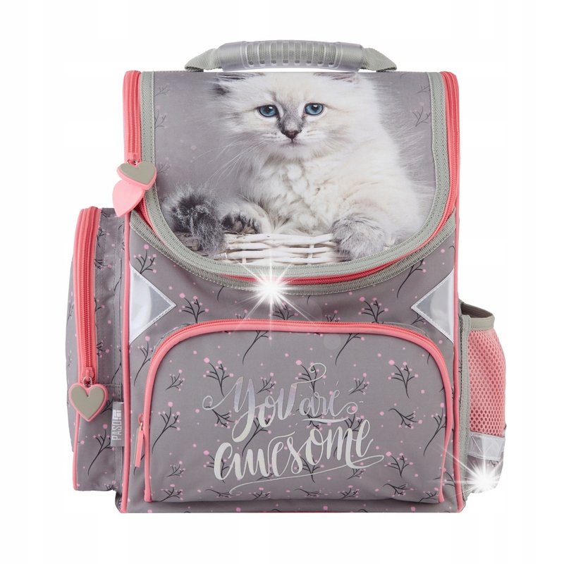 TORNISTER SZKOLNY DLA DZIEWCZYNKI KOT KOTEK DO 1 KLASY - inna (Inny) | Sklep EMPIK.COM