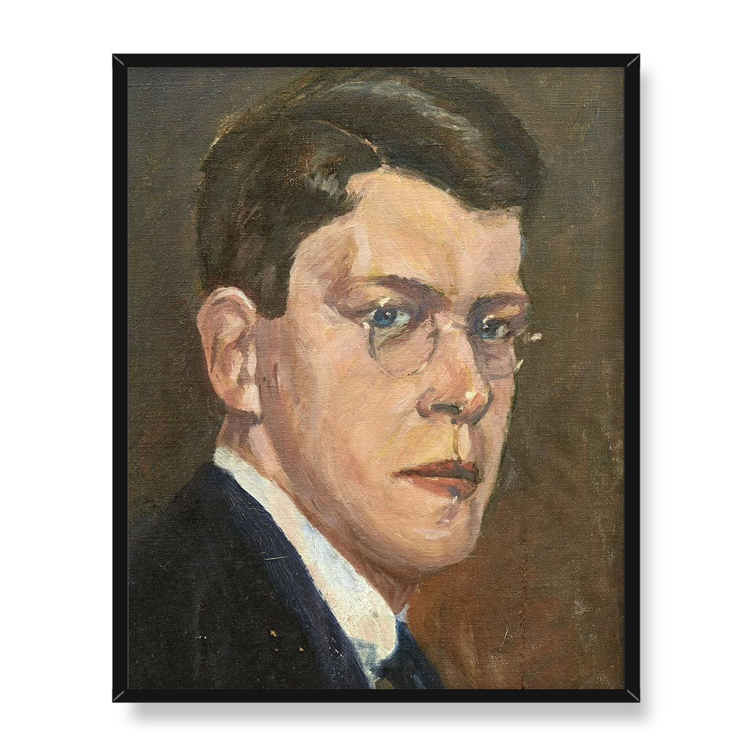 Torsten Jovinge Autoportret 2 40×50 - ANTYKWARIAT "CZUŁA JEST NOC ...