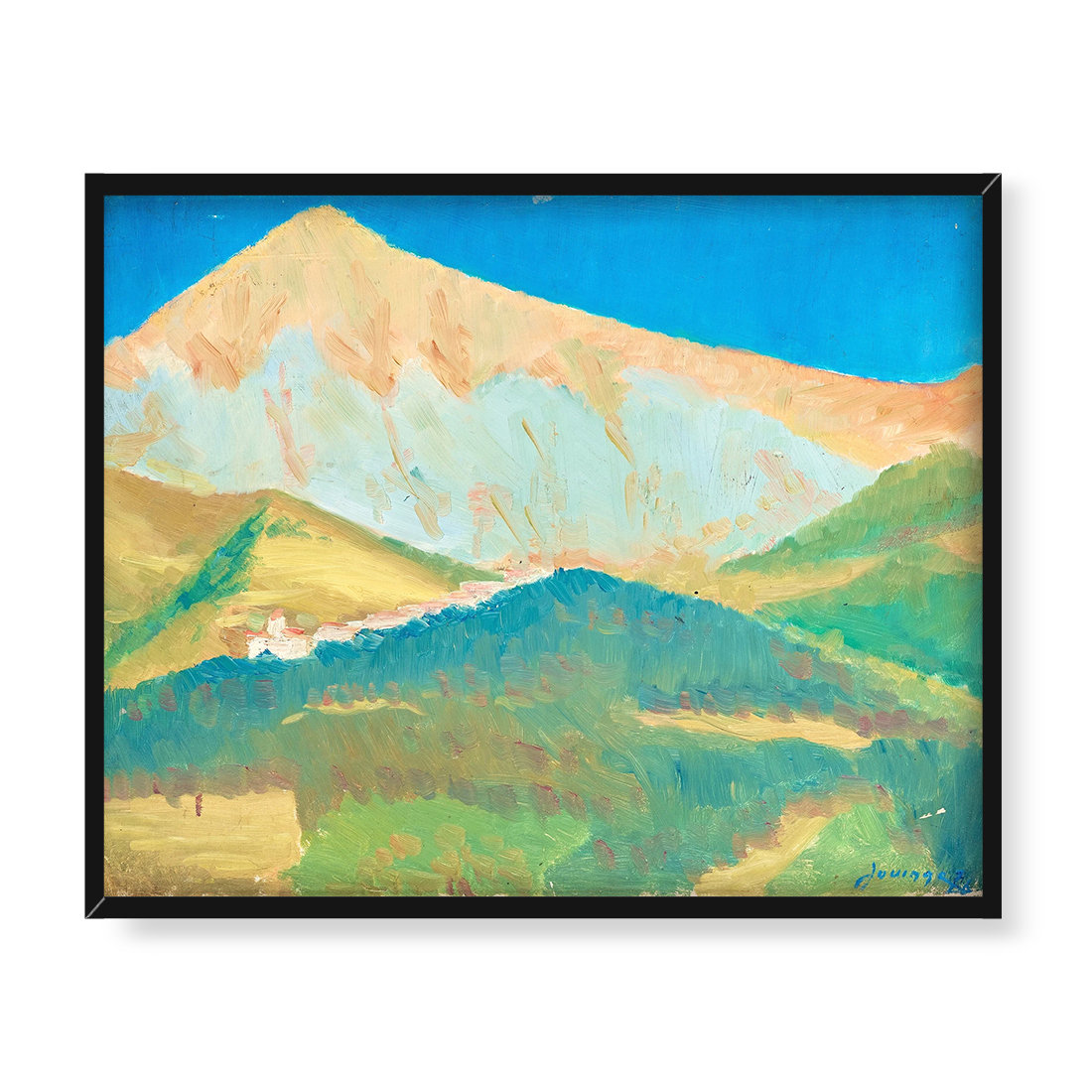 Torsten Jovinge Górskie miasteczko Castellar 50×40 - ANTYKWARIAT "CZUŁA ...