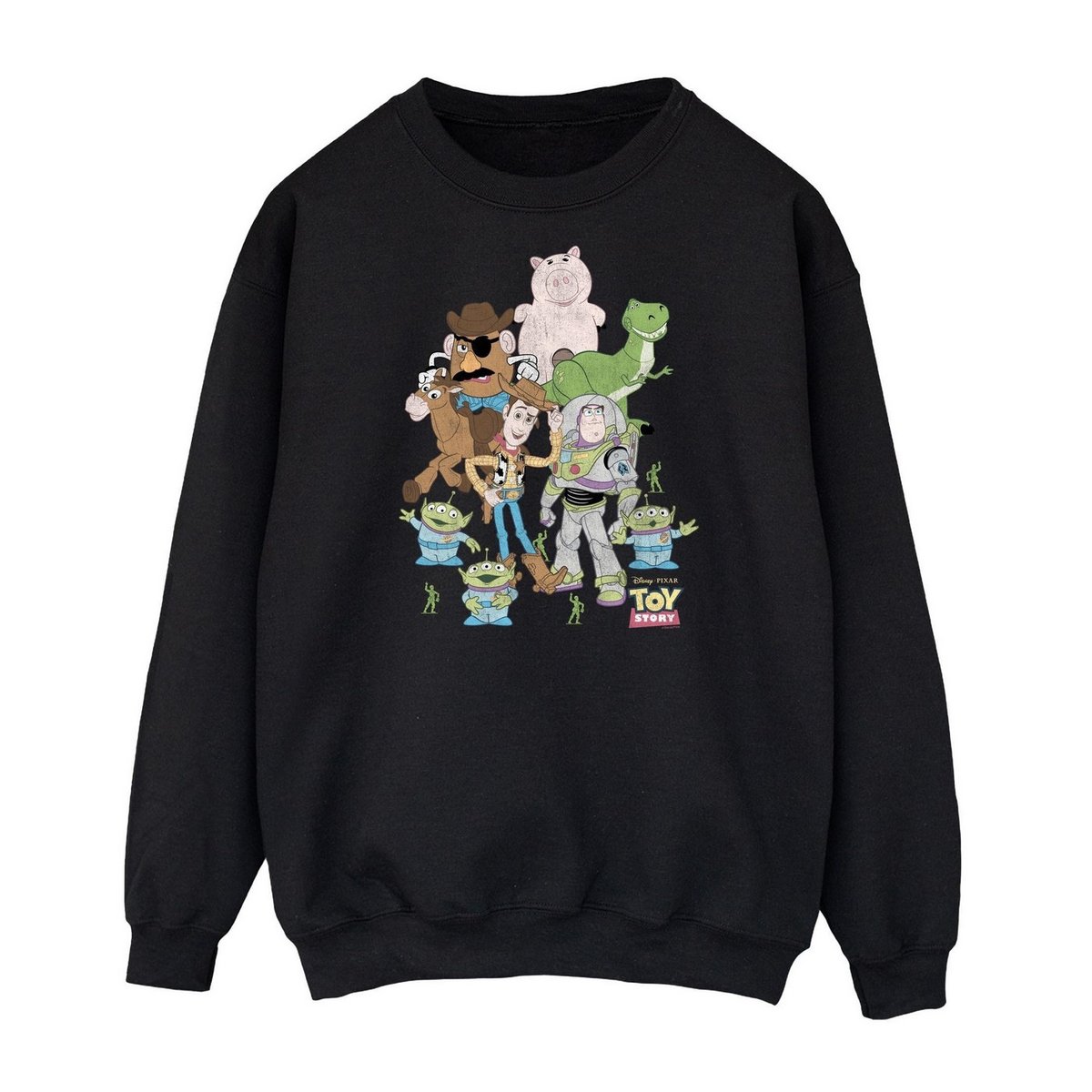 Toy Story Męska Bluza Grupowa (XL 8,5-9 / Czarny) - Toy Story | Moda ...