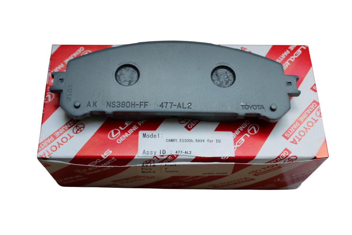 TOYOTA Camry Rav4 Bz4x Oryginal klocki hamulcowe przod 04465-33490 OE ...