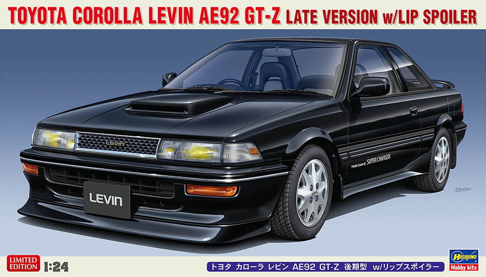 Toyota Corolla Levin AE92 GT-Z (late) 1:24 Hasegawa 20655 - HASEGAWA ...