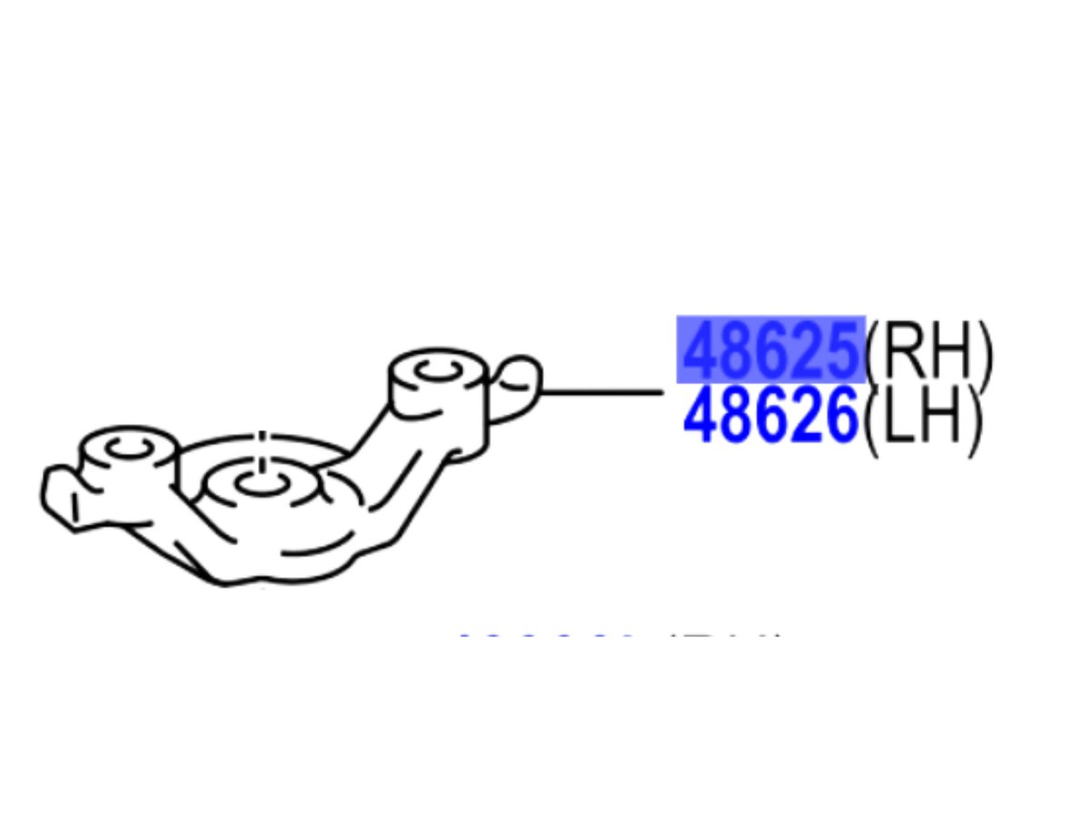 TOYOTA Fortuner Hilux Sworzen kulkowy 48625-KK040 OE - Toyota ...