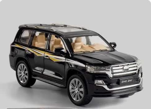 Toyota Land Cruiser Duży Model Replika Metal Napęd Śwatła 1:22 ...