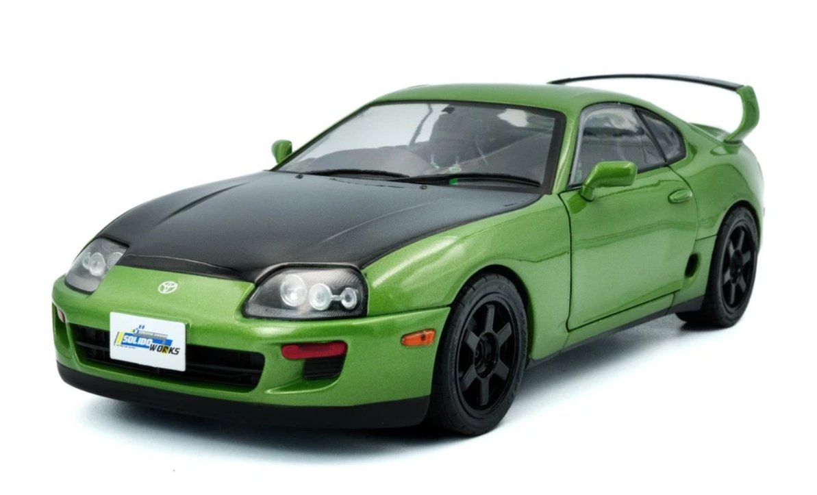 Toyota Supra Mk4 (A80) - 1993, green Solido 1:18 - Solido | Sklep EMPIK.COM