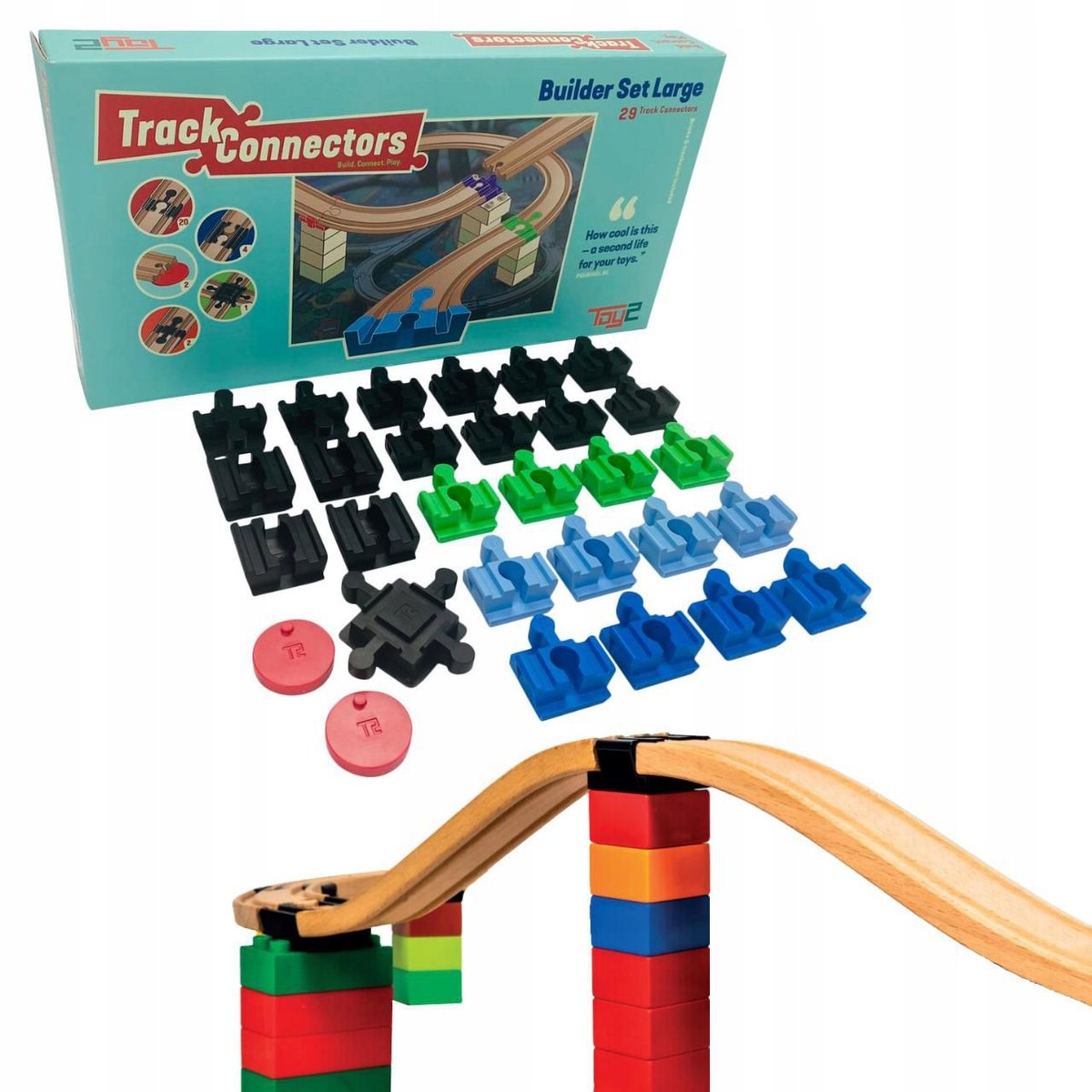 Track Connector - Builder Set - Large (21003) - TOY2 | Sklep EMPIK.COM