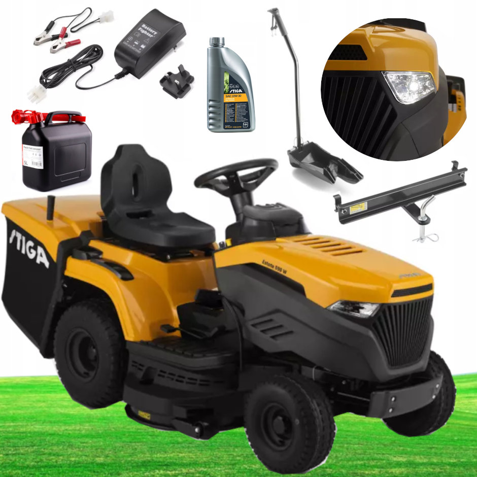 Traktor Stiga Estate 598 W - 2cyl MOCNY! ZESTAW - Stiga | Sklep EMPIK.COM