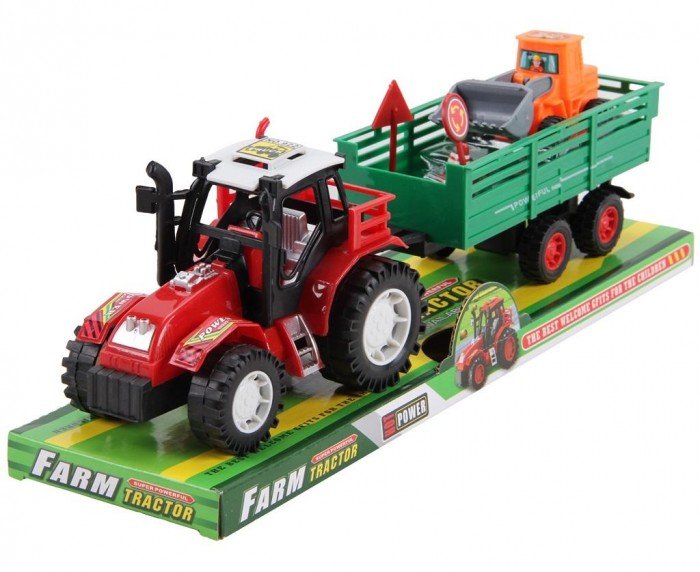 Traktor z przyczepą i spychaczem - Trifox | Sklep EMPIK.COM