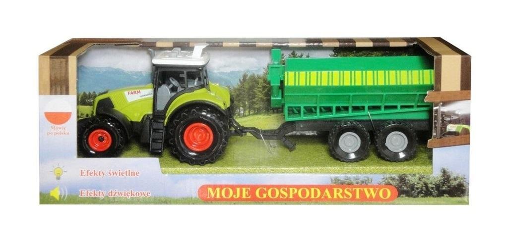 Traktor z przyczepą polski moduł dźwiękowy - Swede | Sklep EMPIK.COM